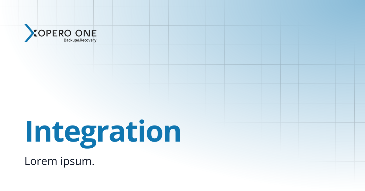 Integration Xopero ONE Knowledge Base